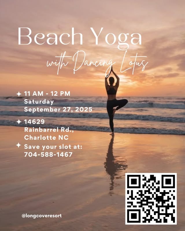 Beach Yoga with Dancing Lotus: Lakefront Mindfulness at Long Cove ...