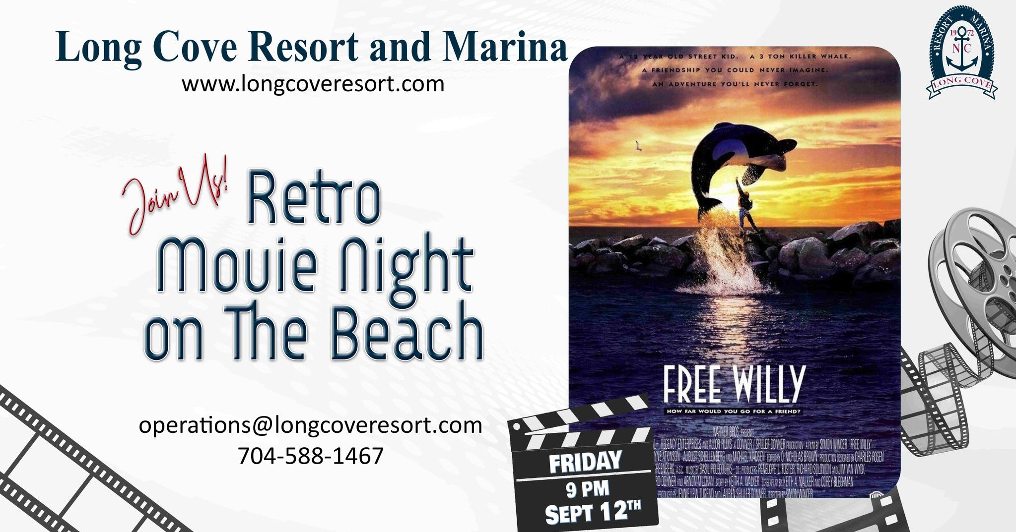Join Us for a Retro Movie Night on the Beach: "Free Willy" Under the ...