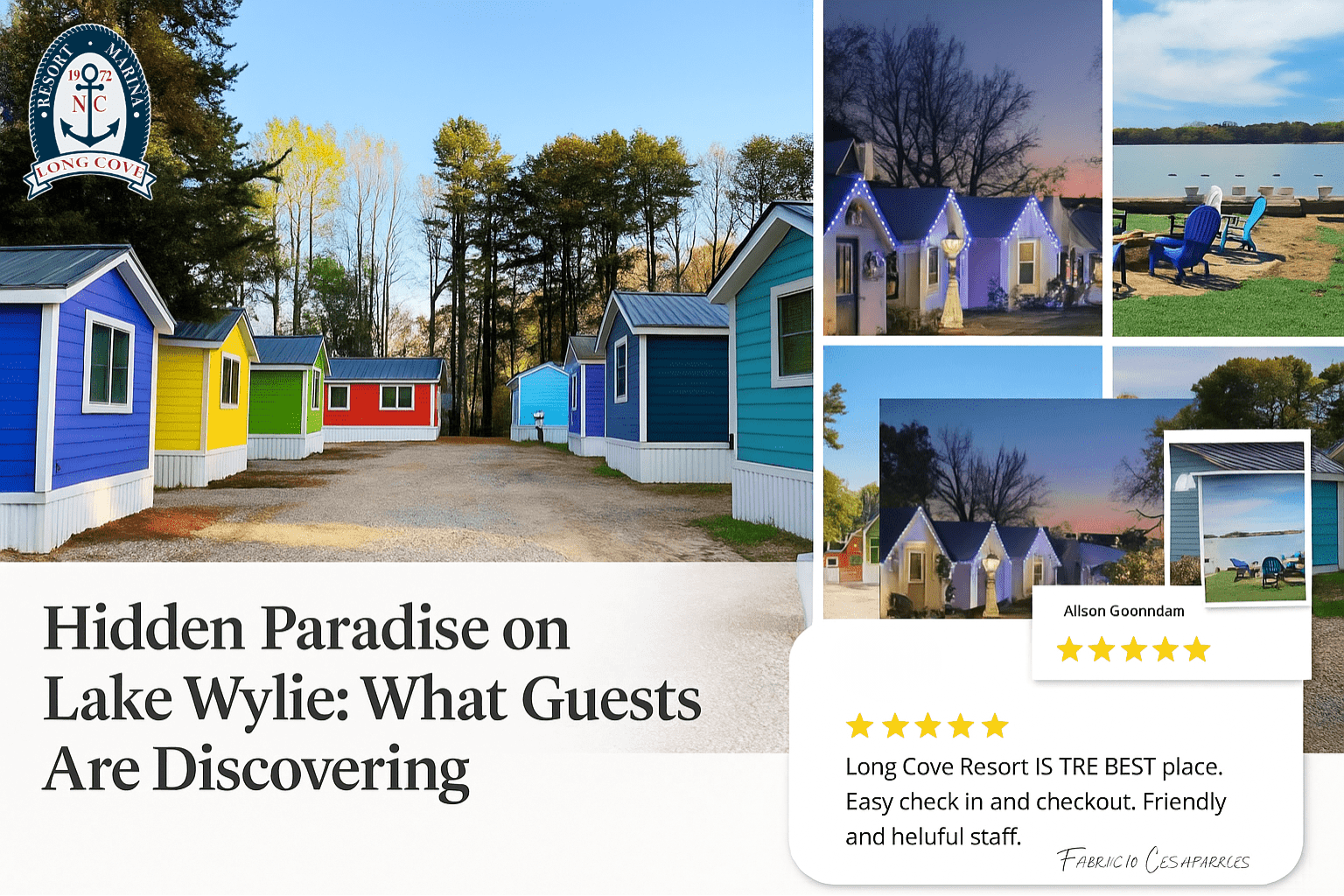 Hidden Paradise on Lake Wylie - What Guests Are Discovering - Long Cove ...